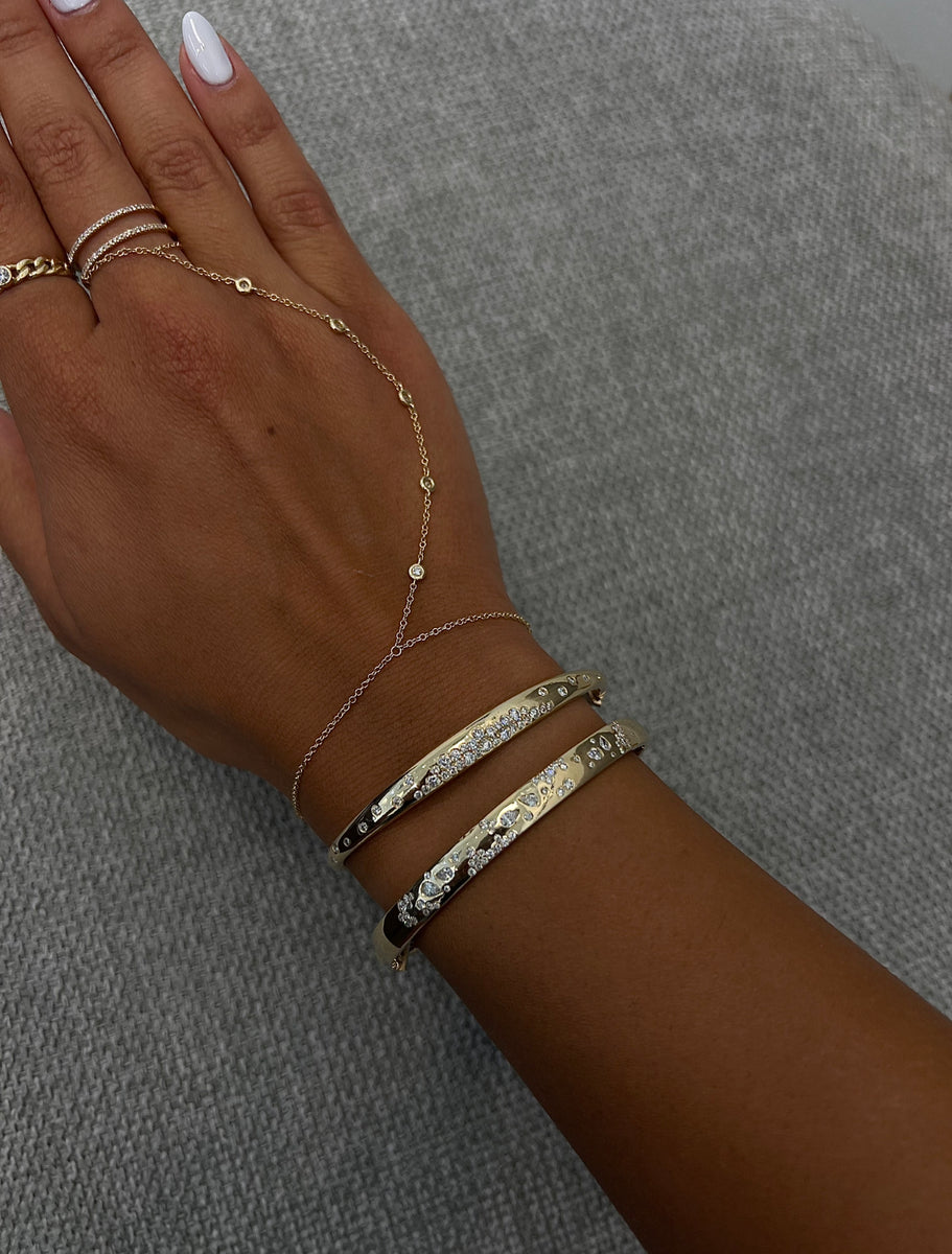 Floating Diamond Bangle – M&D Inc